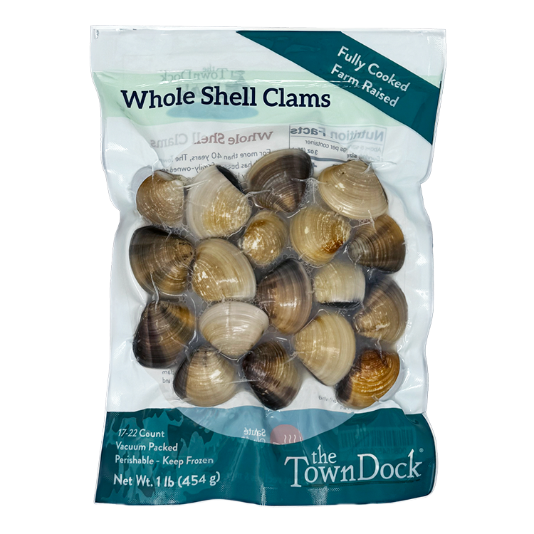 The Town Dock's Clams | Wholesale Seafood | Whole Shell Clams