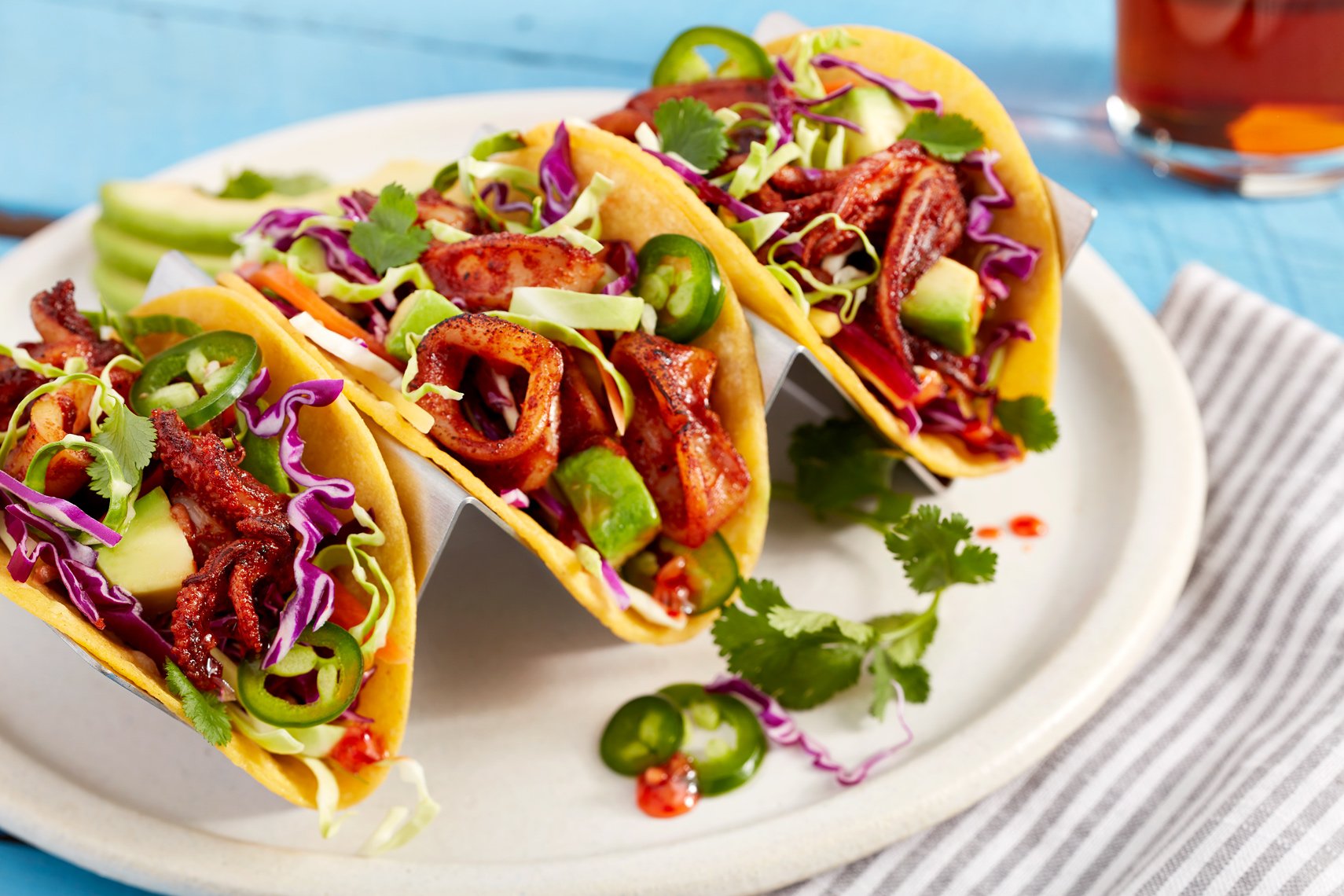 Recipe: Fire Roasted Calamari Tacos